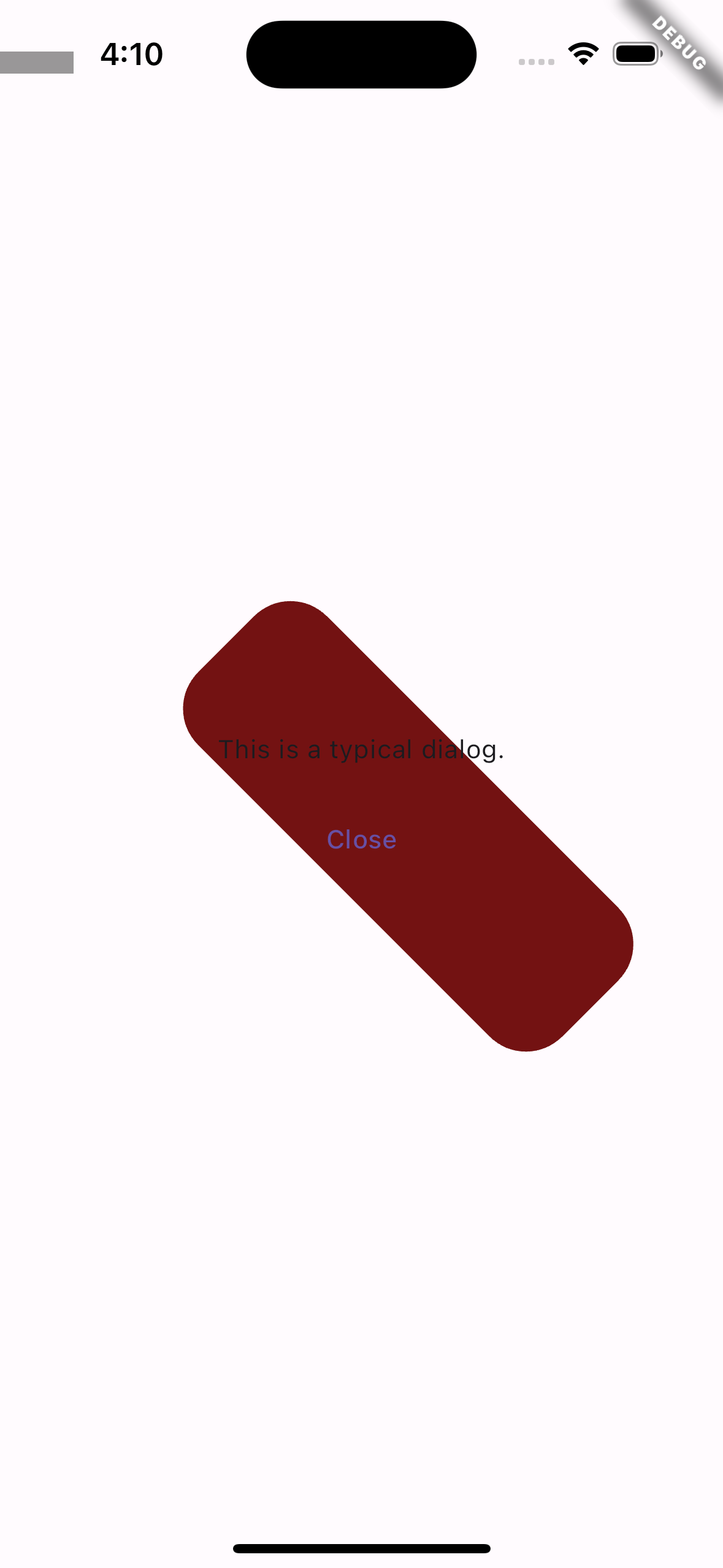 Impeller Dialog Glitches On Ios On The `master` Branch · Issue 133250 · Flutterflutter · Github