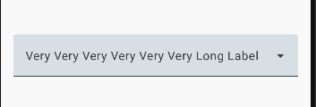 DropdownMenu default width does not take label into account. · Issue #136678 · flutter/flutter ...