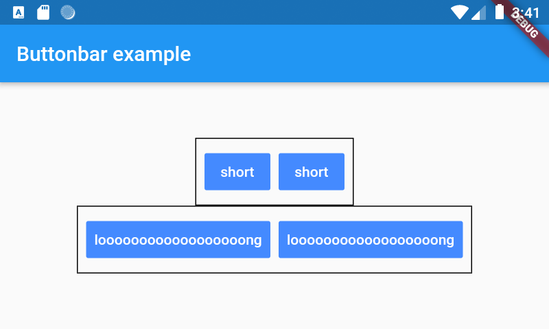 ButtonBar doesn't respect MainAxisSize.min · Issue #53642 · flutter/flutter · GitHub