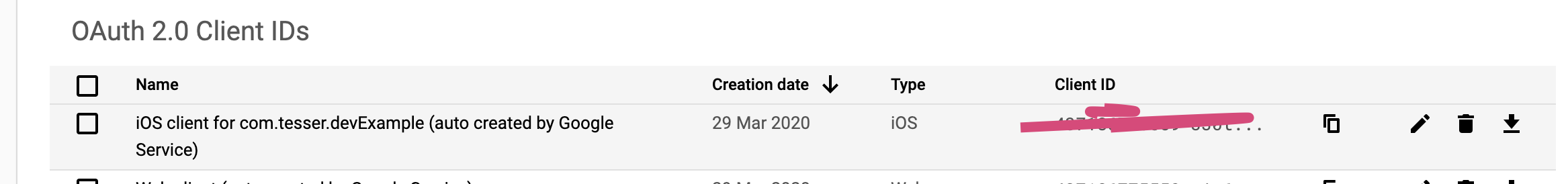 GoogleSignIn: ERROR_INVALID_CREDENTIAL, OAuth2 client id in access token audience is not found ...