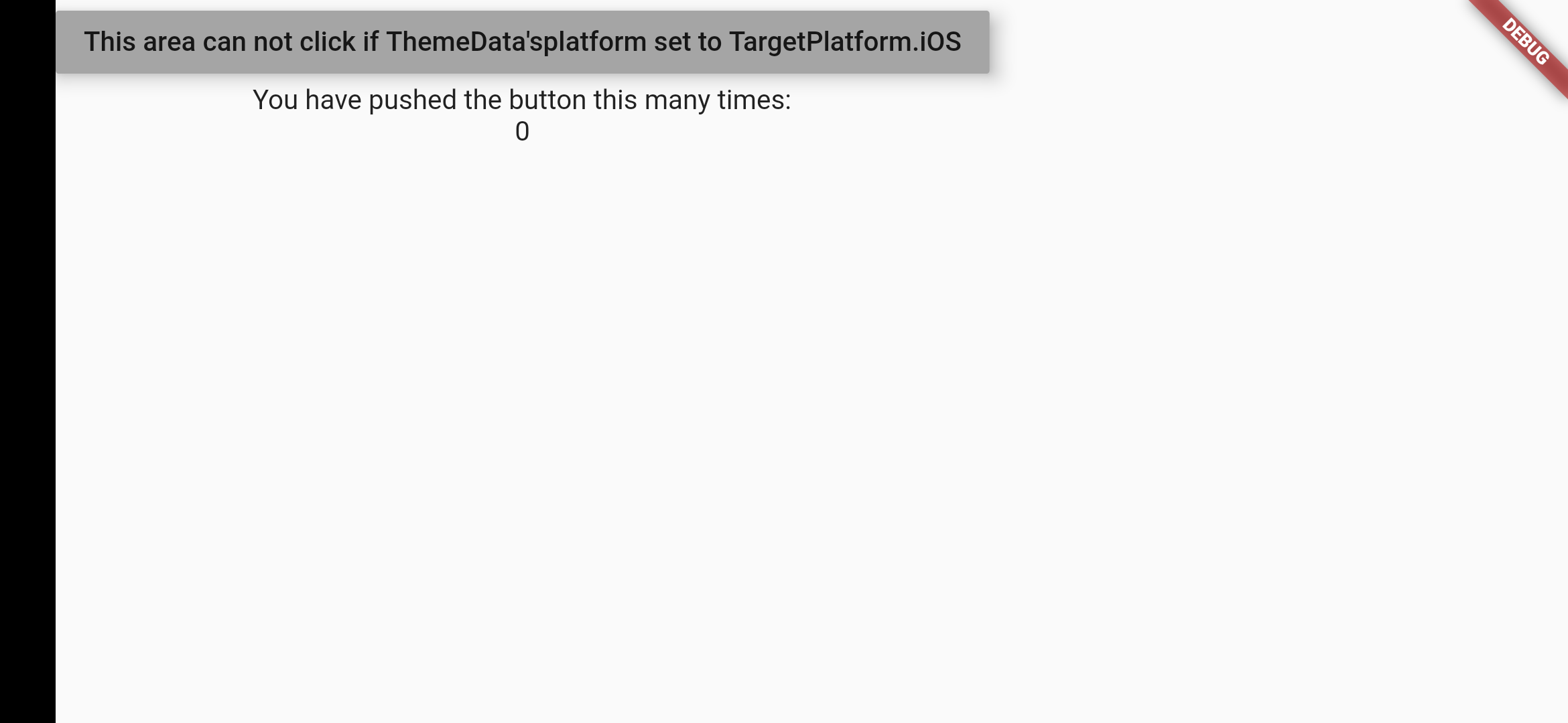TargetPlatform.iOS on android landscape full screen mode cause top area can not be click · Issue ...
