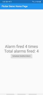 Flutter Android Alarm Manager is not firing events as expected when screen is off · Issue #58263 ...