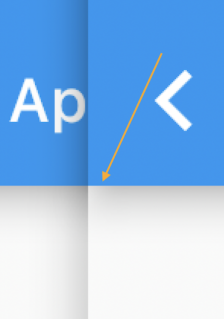 AppBar shadow does not extend to the edge of the screen (particularly ...