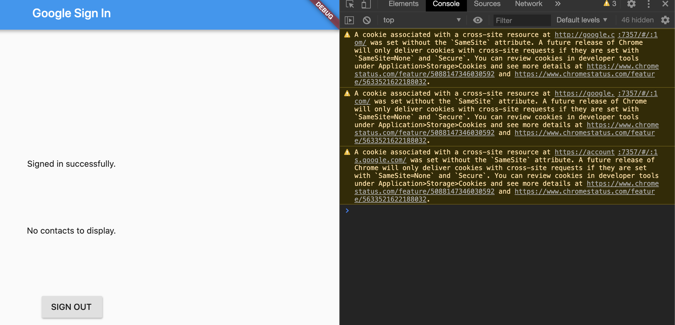 [google_sign_in][web] Incognito window throws cookies not enabled exception · Issue #59145 ...