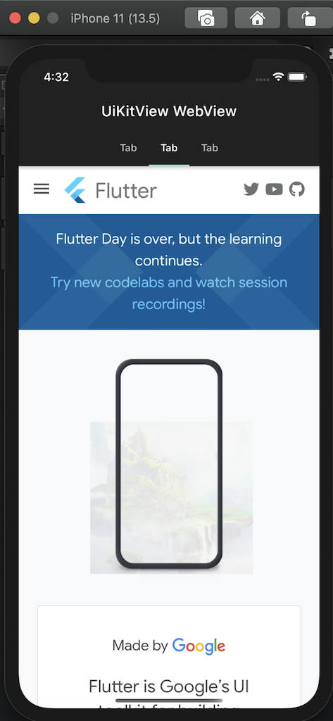 App crashes when embedding a PlatformView (UiKitView) in a TabBarView · Issue #46147 · flutter ...