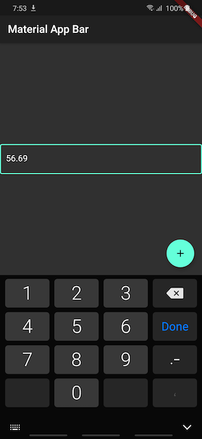 Samsung J7 and J9 the keyboardType: TextInputType.numberWithOptions(decimal: true, signed: true ...