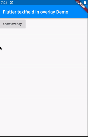 Unable to focus or input text in TextField-widget in Overlay without giving its own materialApp ...