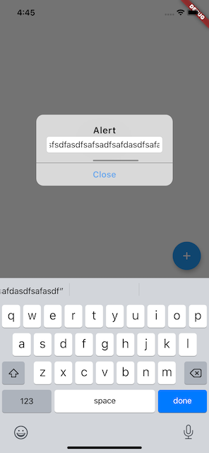 CupertinoTextField incorrectly draws scrollbar in vertical position in showCupertinoDialog ...