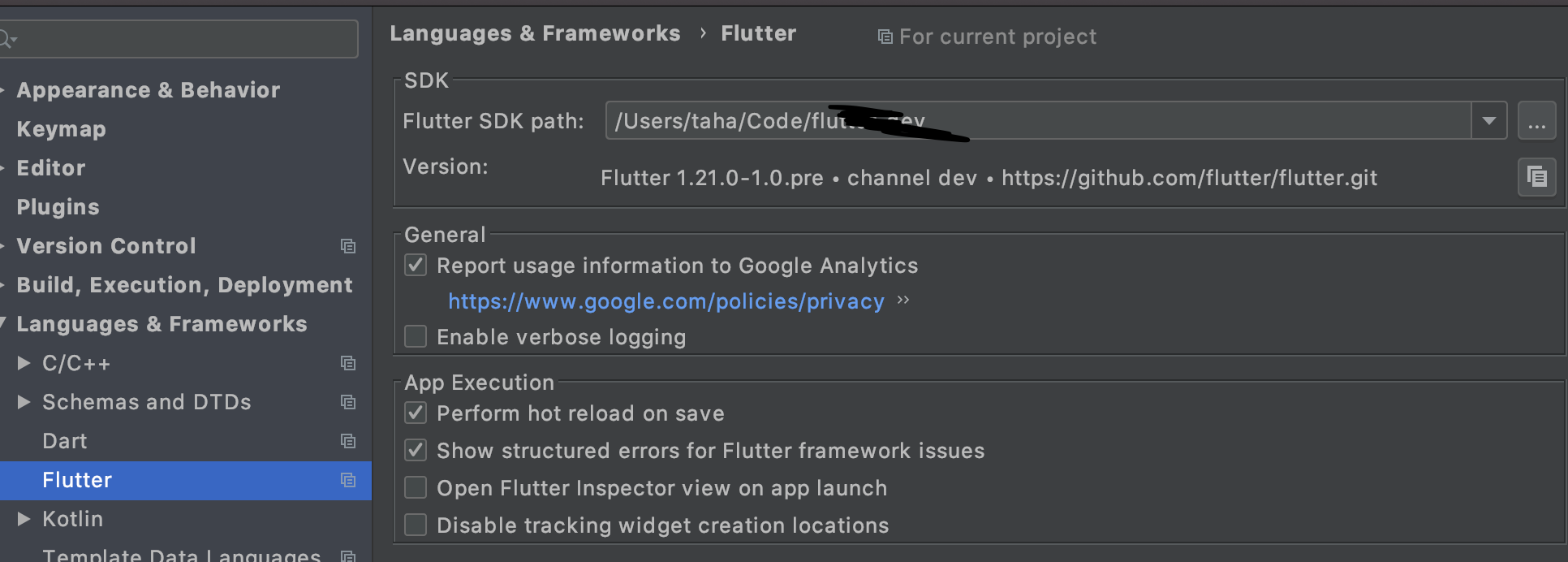 No Sdk Path For Flutter · Issue 62751 · Flutterflutter · Github