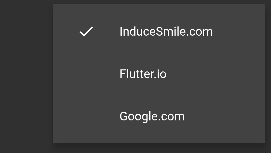Indents are wrong when there's a CheckedPopupMenuItem next to a PopupMenuItem · Issue #2351 ...