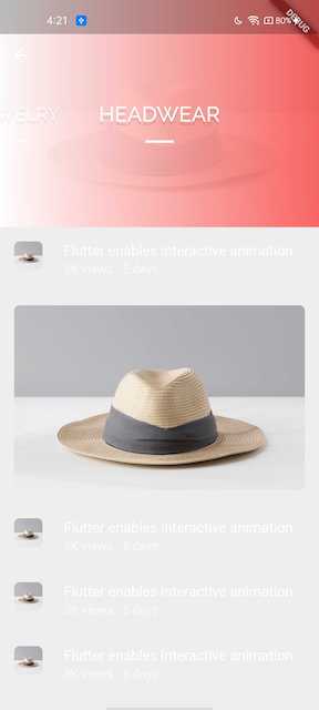 Animation / section organizer demo in Flutter Gallery is broken · Issue ...