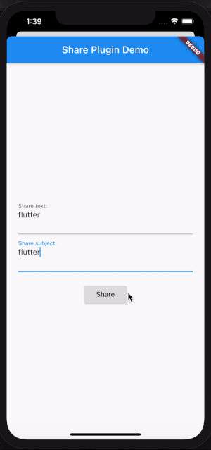 Share plugin does not work on iOS when it is invalid for a view ...