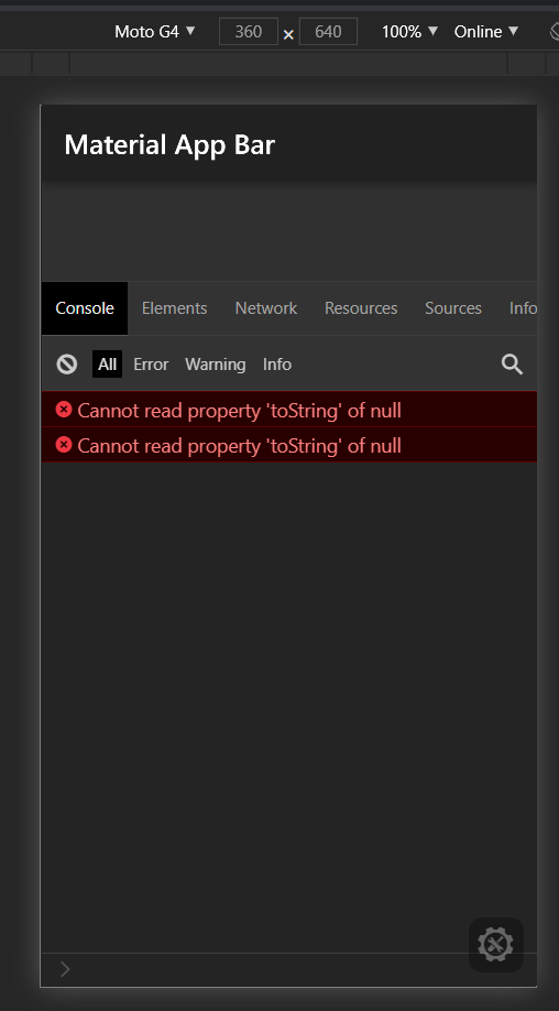[web] On Android, console throws cannot read property "toString" of null · Issue #68170 ...