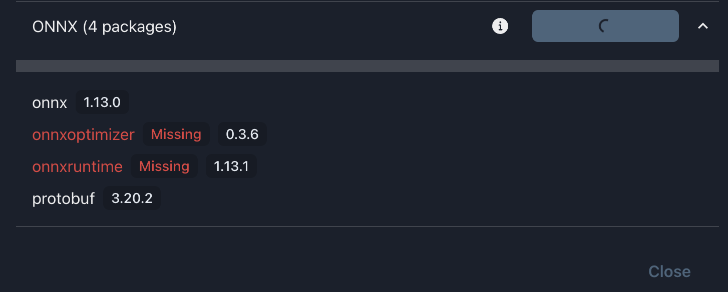 dependencies are getting stuck when installing ONNX on macOS Monteray · Issue #1515 · chaiNNer ...