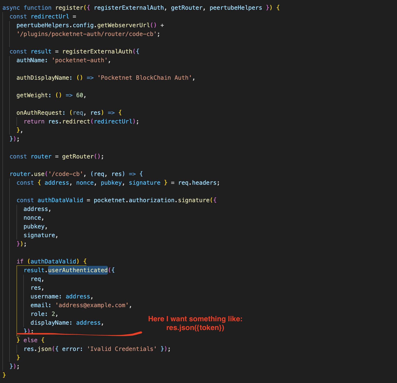 Retrieve authorisation token from external auth method · Issue #3959 · Chocobozzz/PeerTube · GitHub