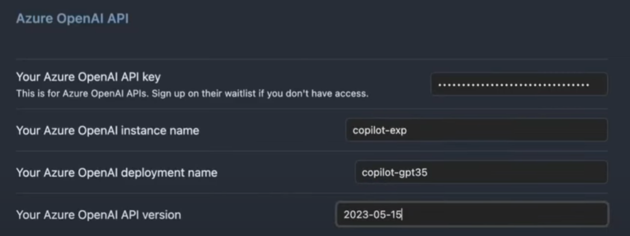 Azure Setting Issue · Issue 98 · Logancyangobsidian Copilot · Github