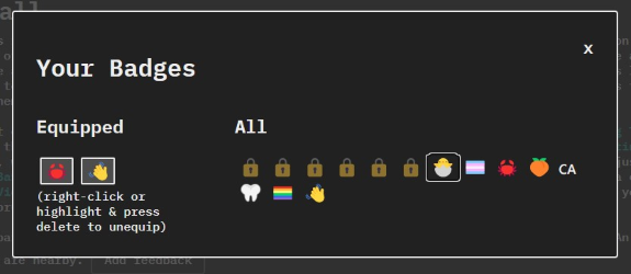 Work on NameView, BadgesModalView, special badges, regular badges by ...