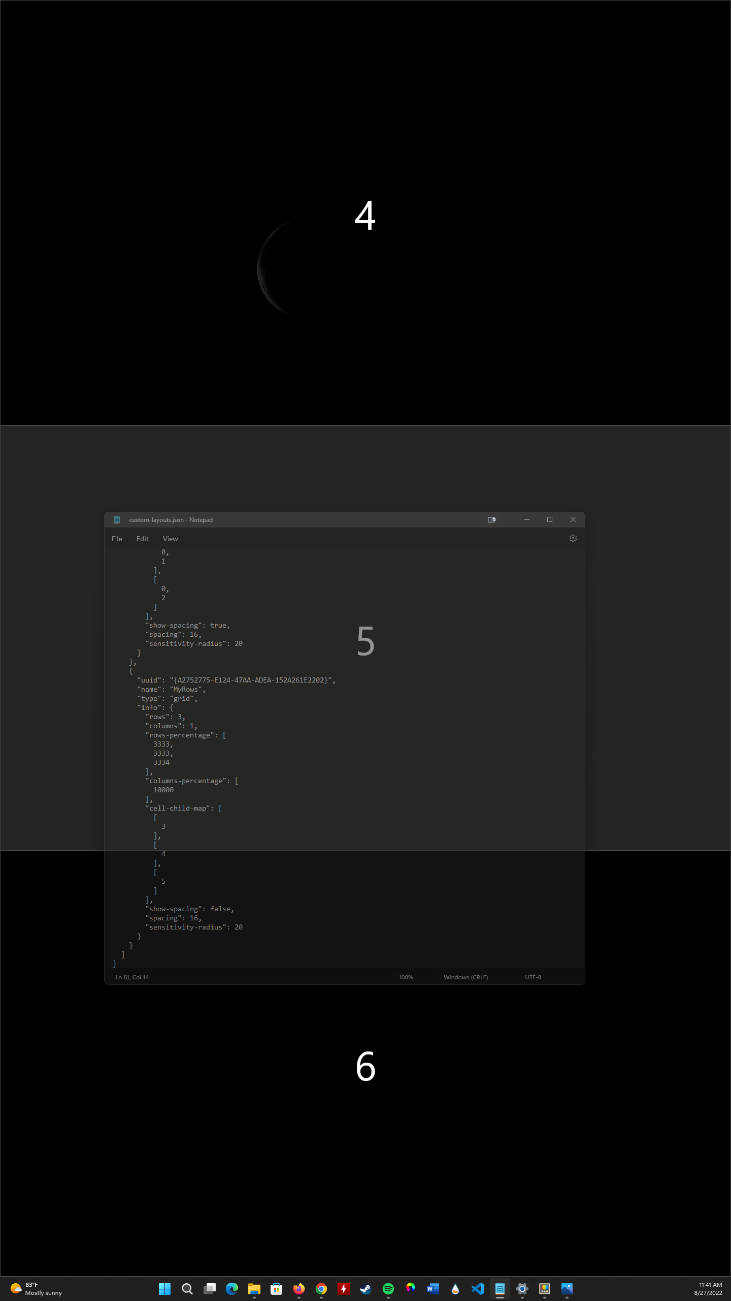 Fancy Zone: Enable KVM Multi-Monitor support by numbering zones to be sequential across monitors ...