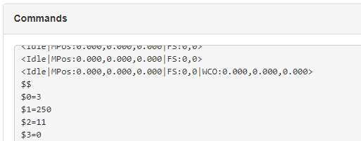 $$ command returns ERROR:3 · Issue #460 · bdring/Grbl_Esp32 · GitHub