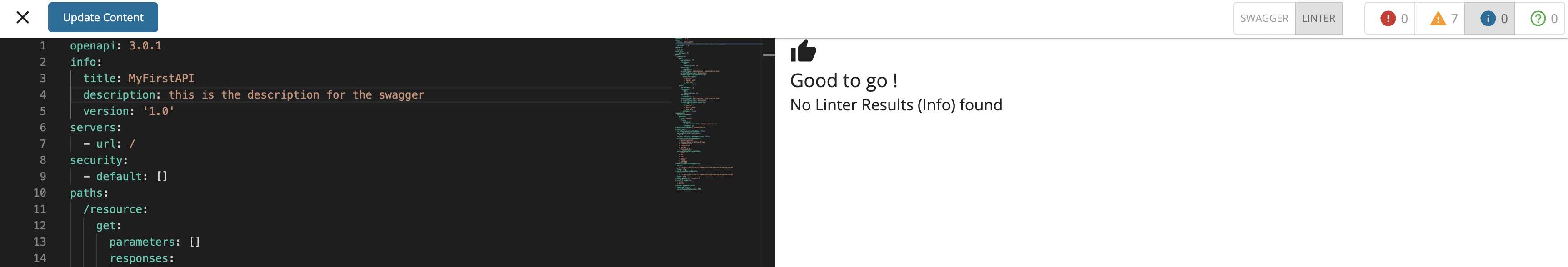 Change the linter message to more appropriate one · Issue #1101 · wso2/api-manager · GitHub