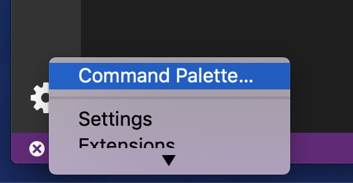 Click on settings icon shows collapsed menu · Issue #74069 · microsoft ...
