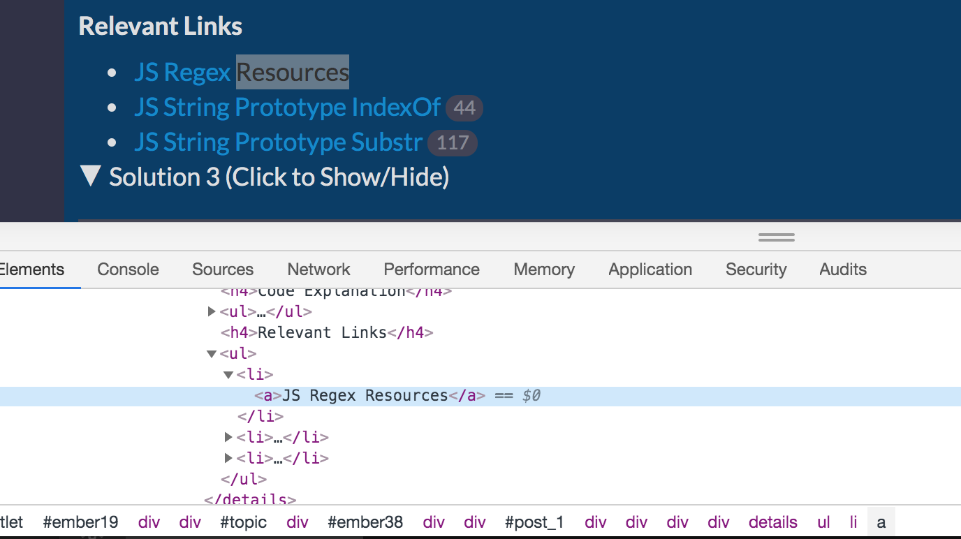 Anchor element missing href inside relevant links · Issue #38873 ...