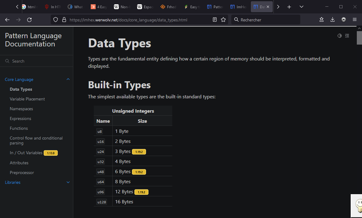 [Bug] Documentation: Logarithmic progress bar(??) never ends · Issue #712 · WerWolv/ImHex · GitHub