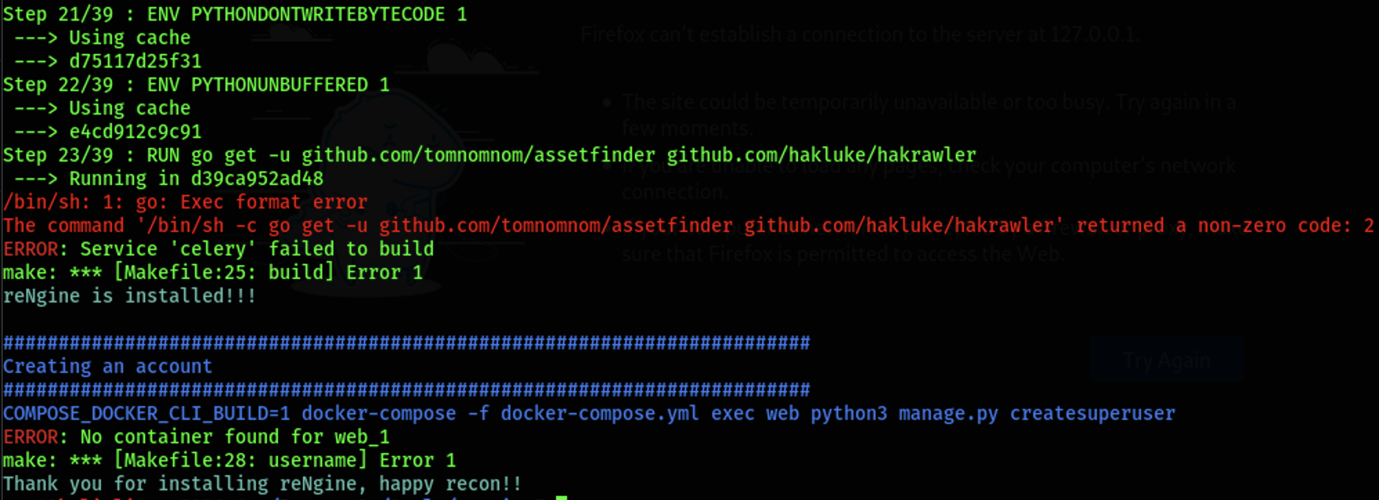 Bug - Installation Error on MacOS and Kali Linux · Issue #509 ...