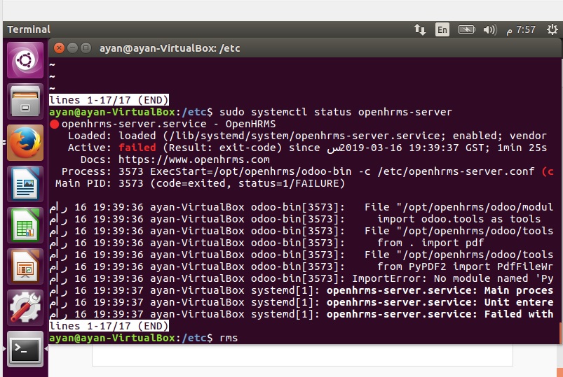 Active Failed result exit code Issue 23 CybroOdoo OpenHRMS GitHub Active Failed result exit code Issue 23 CybroOdoo OpenHRMS GitHub