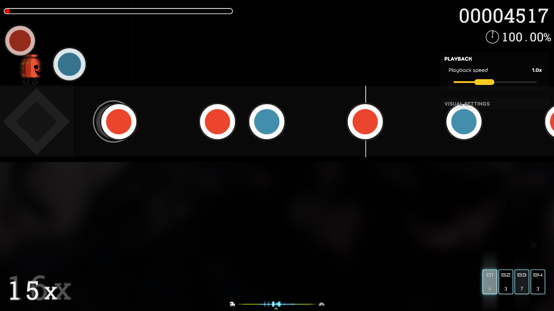 Snap taiko hit objects to the hit target on "Great" hits · ppy osu ...