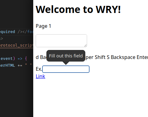 [bug] input[required] missing message when invalid form · Issue #6755 · tauri-apps/tauri · GitHub
