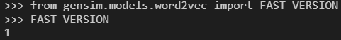 Fast version of Word2Vec gone after an update of Gensim · Issue #2549 ...