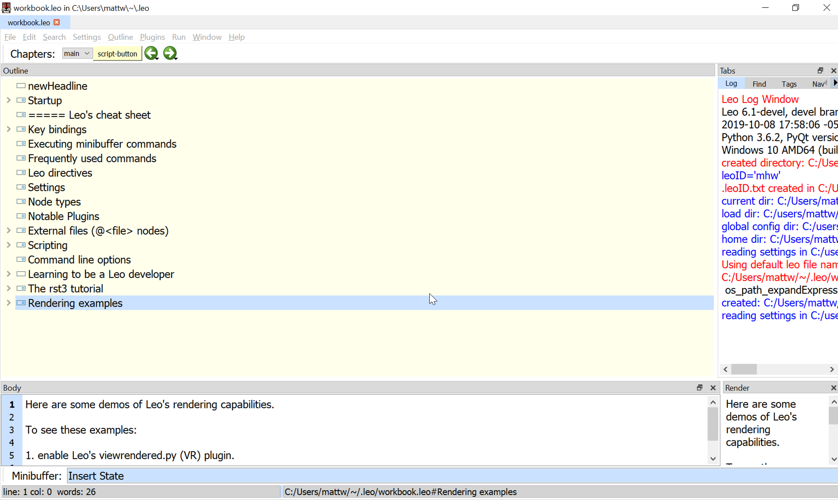 Random dock layout for new users · Issue #1190 · leo-editor/leo-editor · GitHub