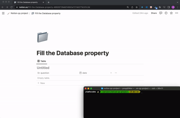 Github Ynawhocodesnotion Py Project ๐ช Api๋ก ๋ฐ์ ๋ฐ์ดํฐ๋ฅผ Notion์ ์๋ ์
๋ก๋