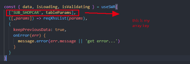 How call array key by useSWRConfig of mutate? · vercel swr · Discussion #2417 · GitHub