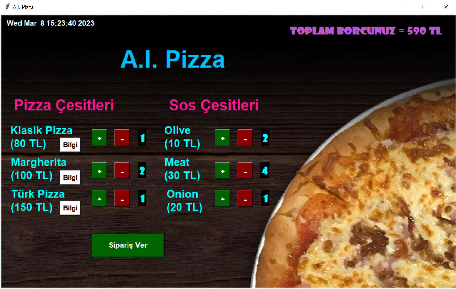 GitHub - bertugilk/Pizza_Order_System: Global A.I. HUB, the project I prepared for Python Bootcamp.