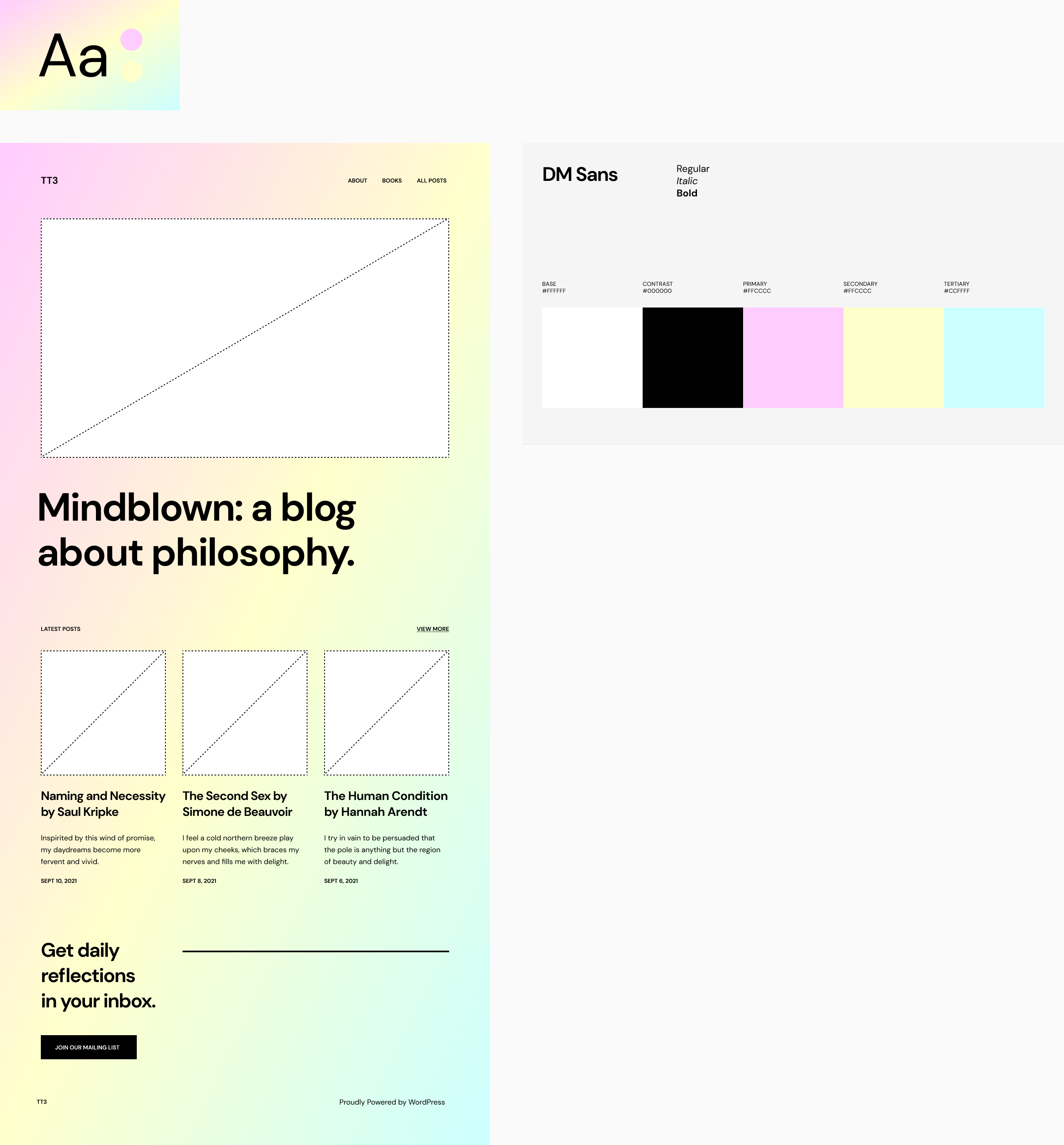 Variation "Sherbet" · Issue #104 · WordPress/twentytwentythree · GitHub