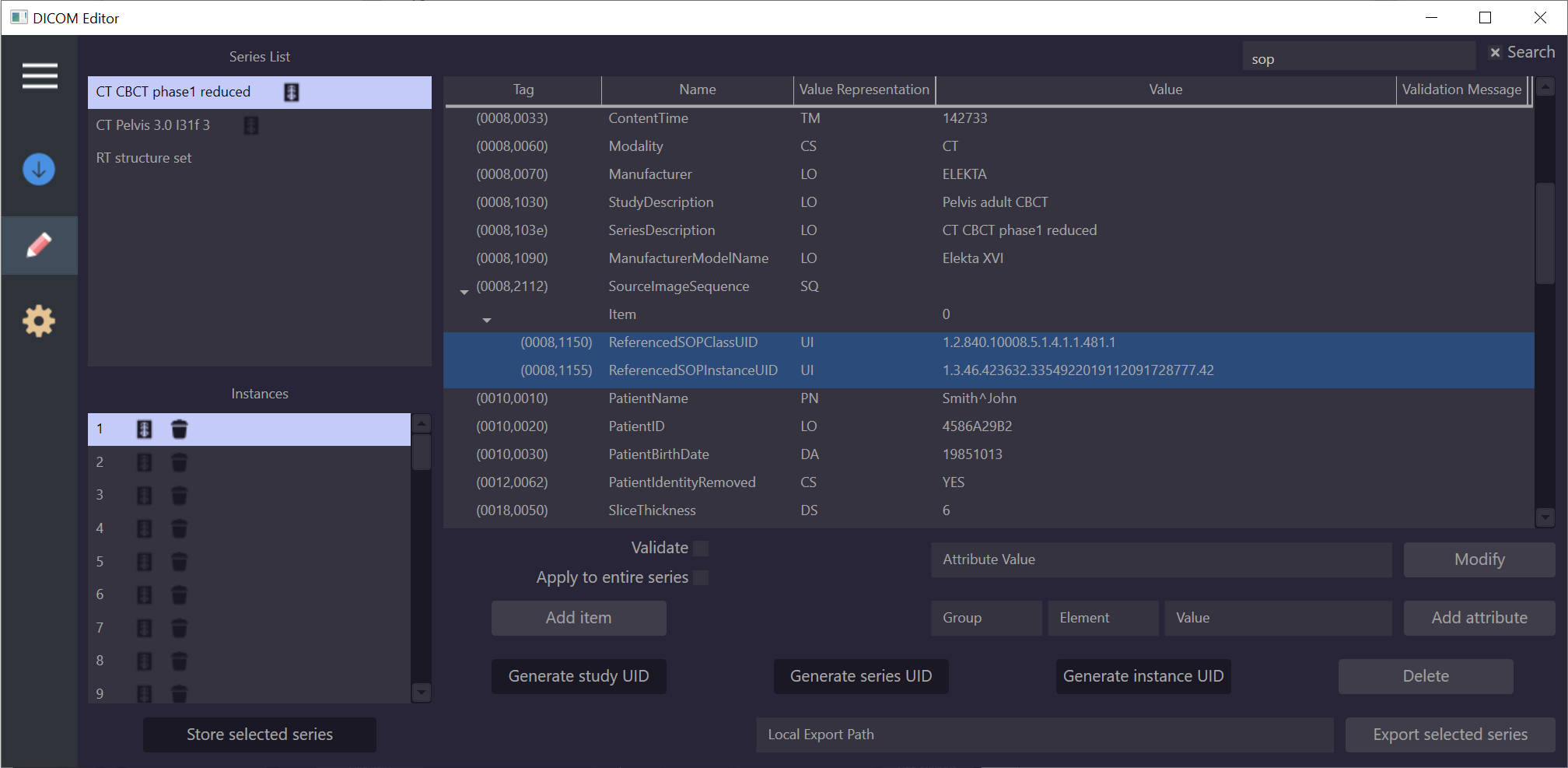 GitHub - agerecnik/dicom-editor