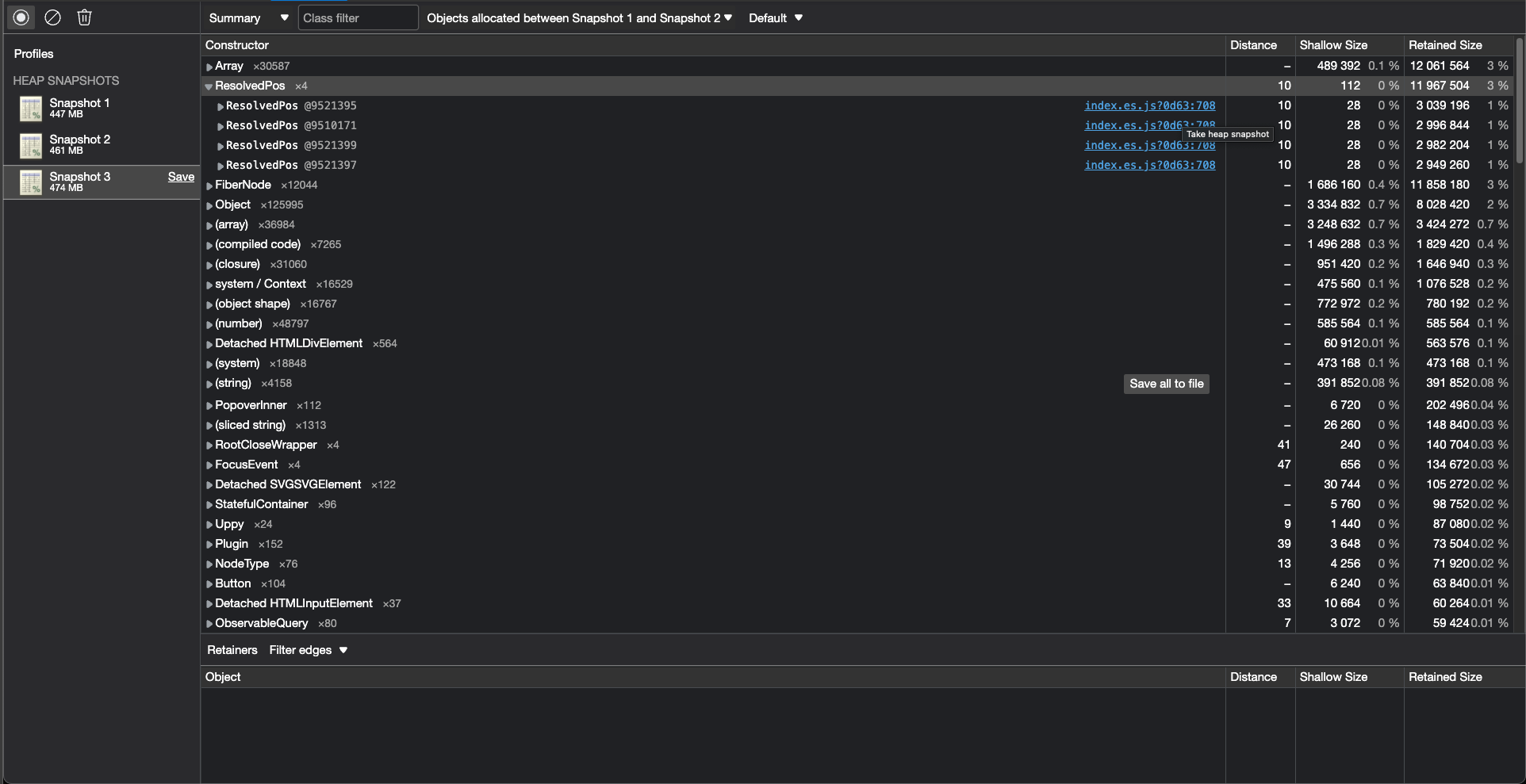 Memory leak because of `resolveCache` in prosemirror-model · Issue #1325 · ProseMirror ...