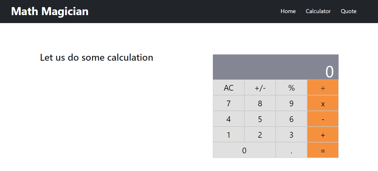 GitHub - denscholar/math-magician: The Math Magician is a simple calculator project built with ...