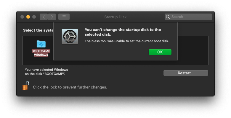 OC 0.5.2 (RELEASE) possible StartupDisk bless boot bug on 10.15.1 ...