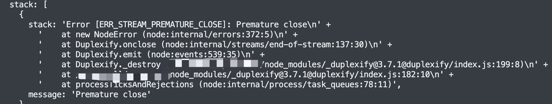 nestjs with fastify throw global error ERR_STREAM_PREMATURE_CLOSE · Issue #9744 · nestjs/nest ...