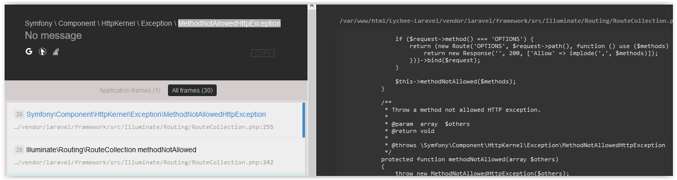 MethodNotAllowedHttpException error when Download Picture · Issue #147 · LycheeOrg/Lychee · GitHub
