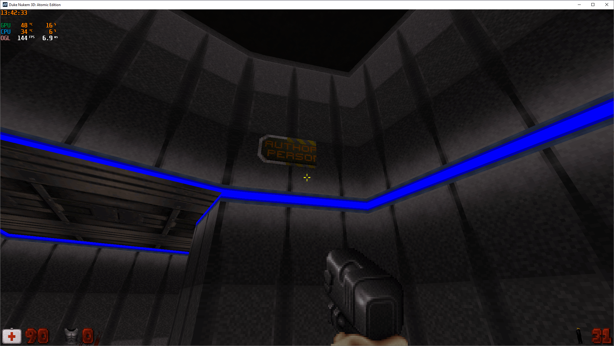 [BUG] [Duke] Dodgy sign in E2L1 partially hidden again in new renderer · Issue #471 · ZDoom/Raze ...