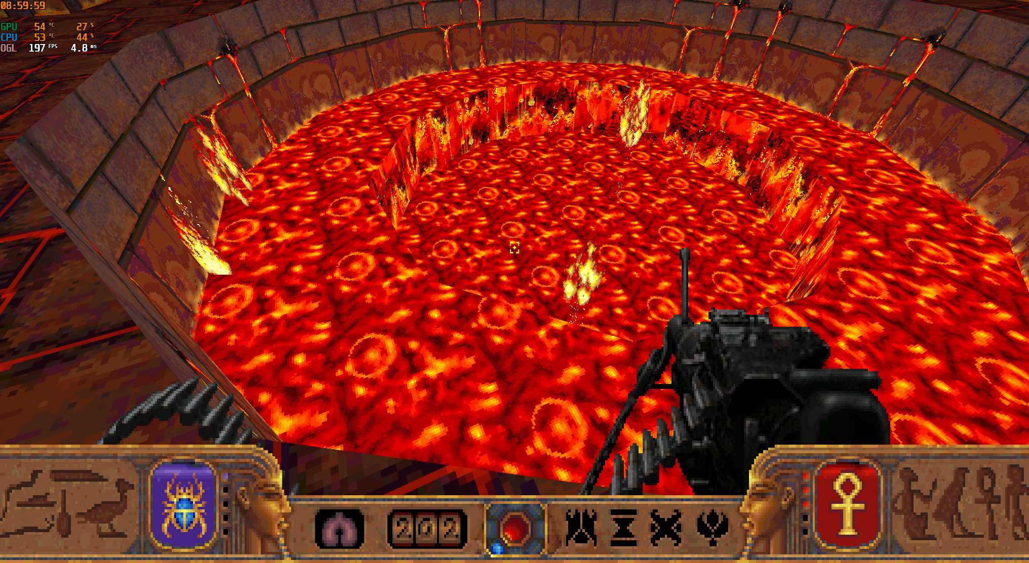 [BUG] [Powerslave/Exhumed] Issues with lava dude projectiles stuck ...