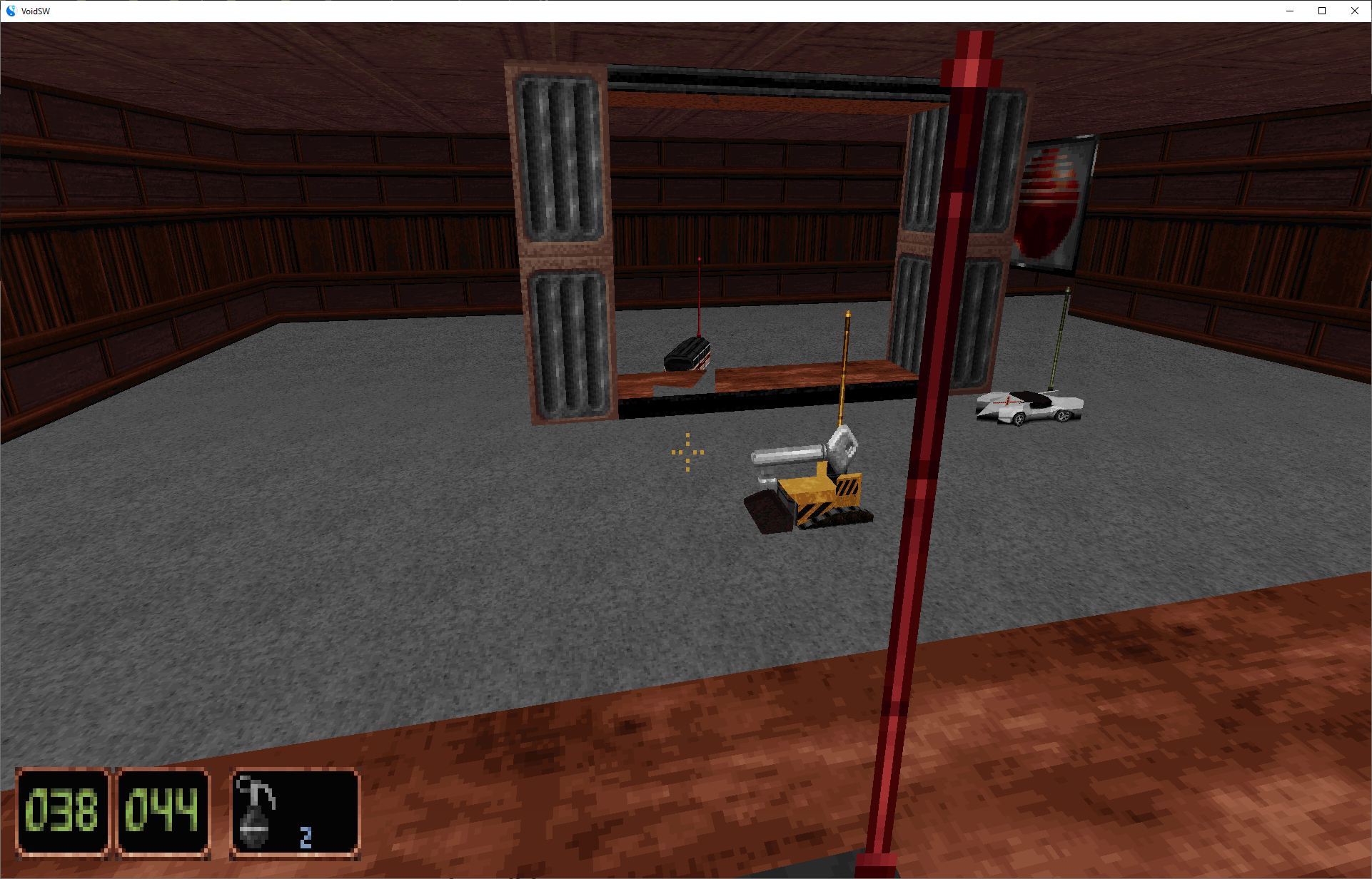 [BUG]: SW: RC cars in first level ($bullet) can travel through areas ...