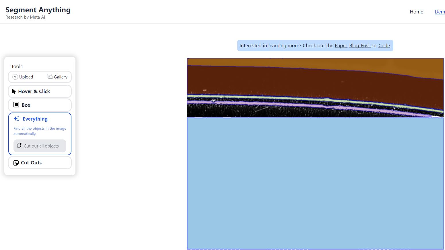 the segmentation result of automatic_mask_generator_example.ipynb is not as good as that on ...