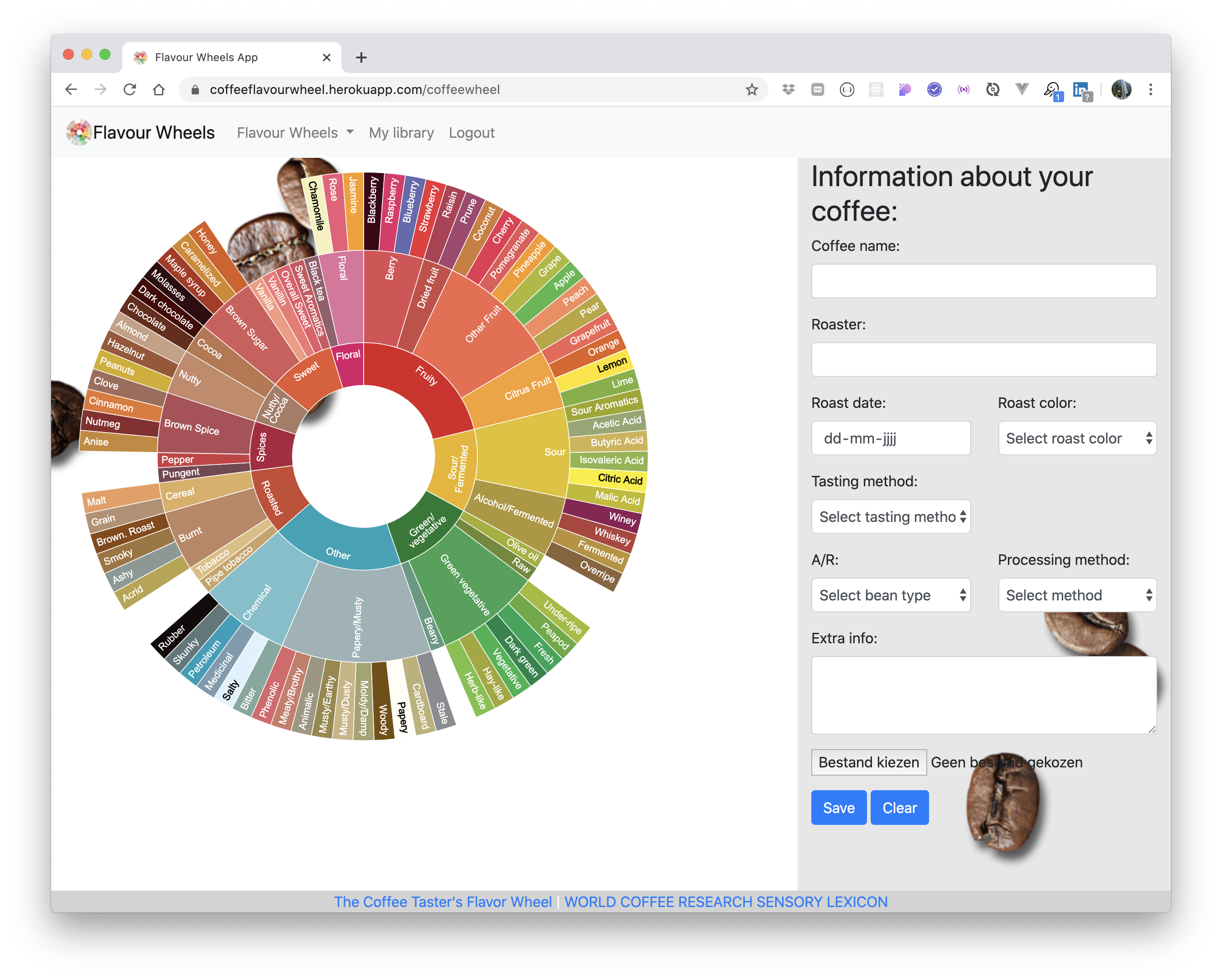 GitHub - jasonbakker084/flavourwheels: Copy eindproject (CoffeeFlavoutWheel) Full Stack developer