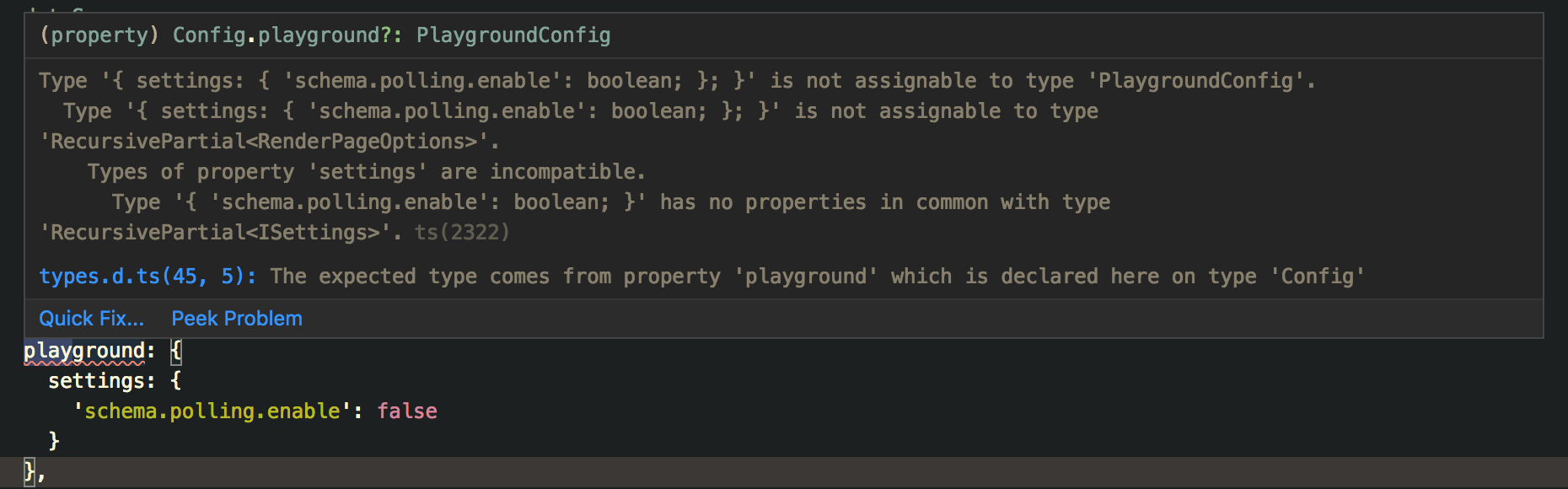 Define 'schema.polling.enabled' in graphql-playground-html ISettings interface · Issue #1065 ...