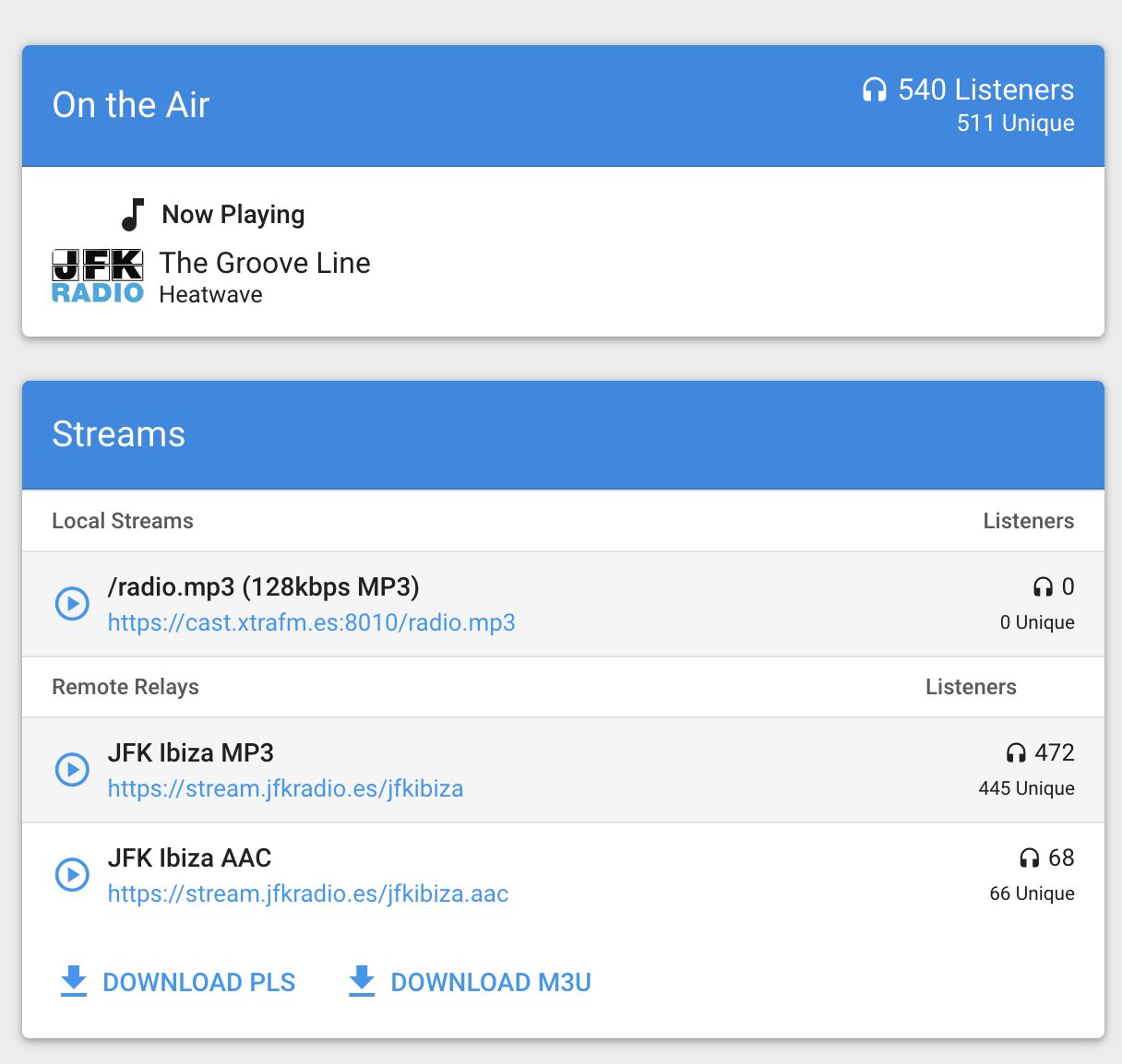 Statistics not working for remote relays · Issue #5639 · AzuraCast/AzuraCast · GitHub